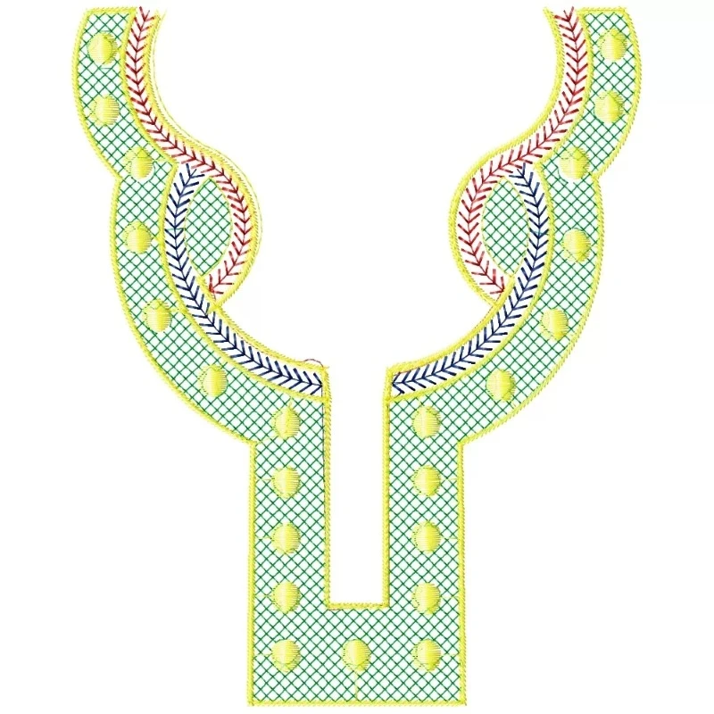Neckline Floral Embroidery Designs